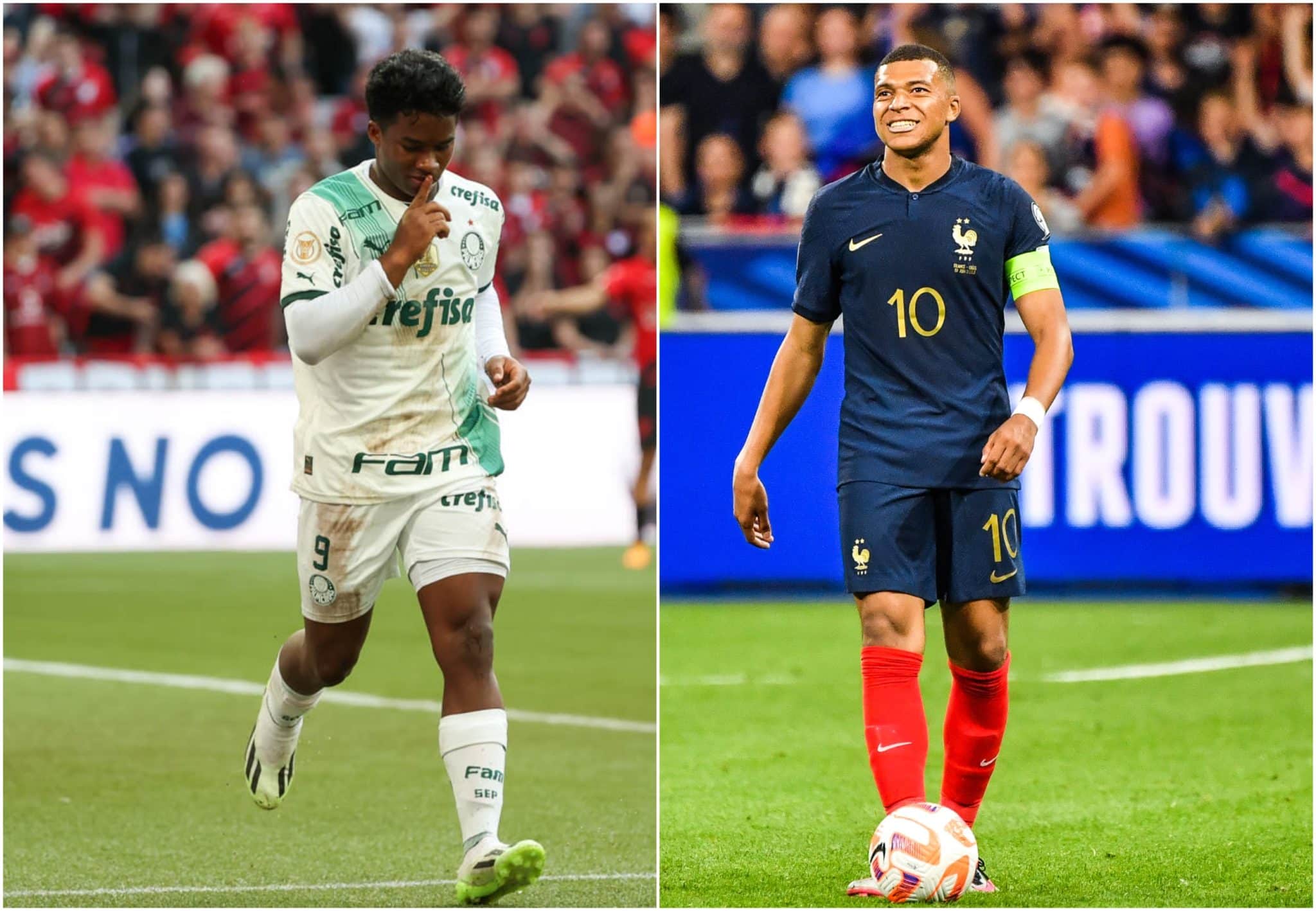 Jornal espanhol ‘esquece’ Mbappe e aposta tudo em Endrick