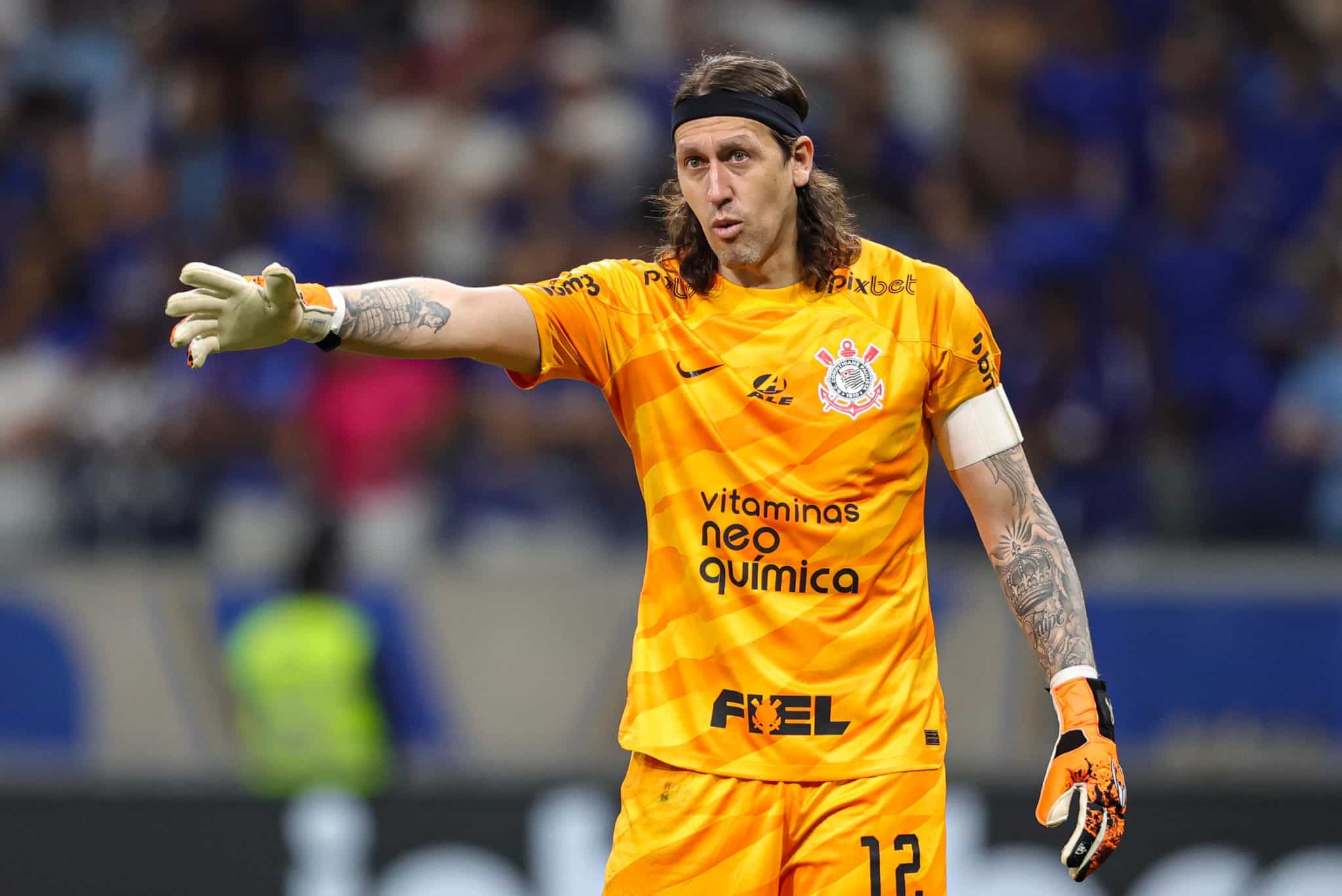 Cássio recebe linda mensagem de lenda da NFL no Corinthians